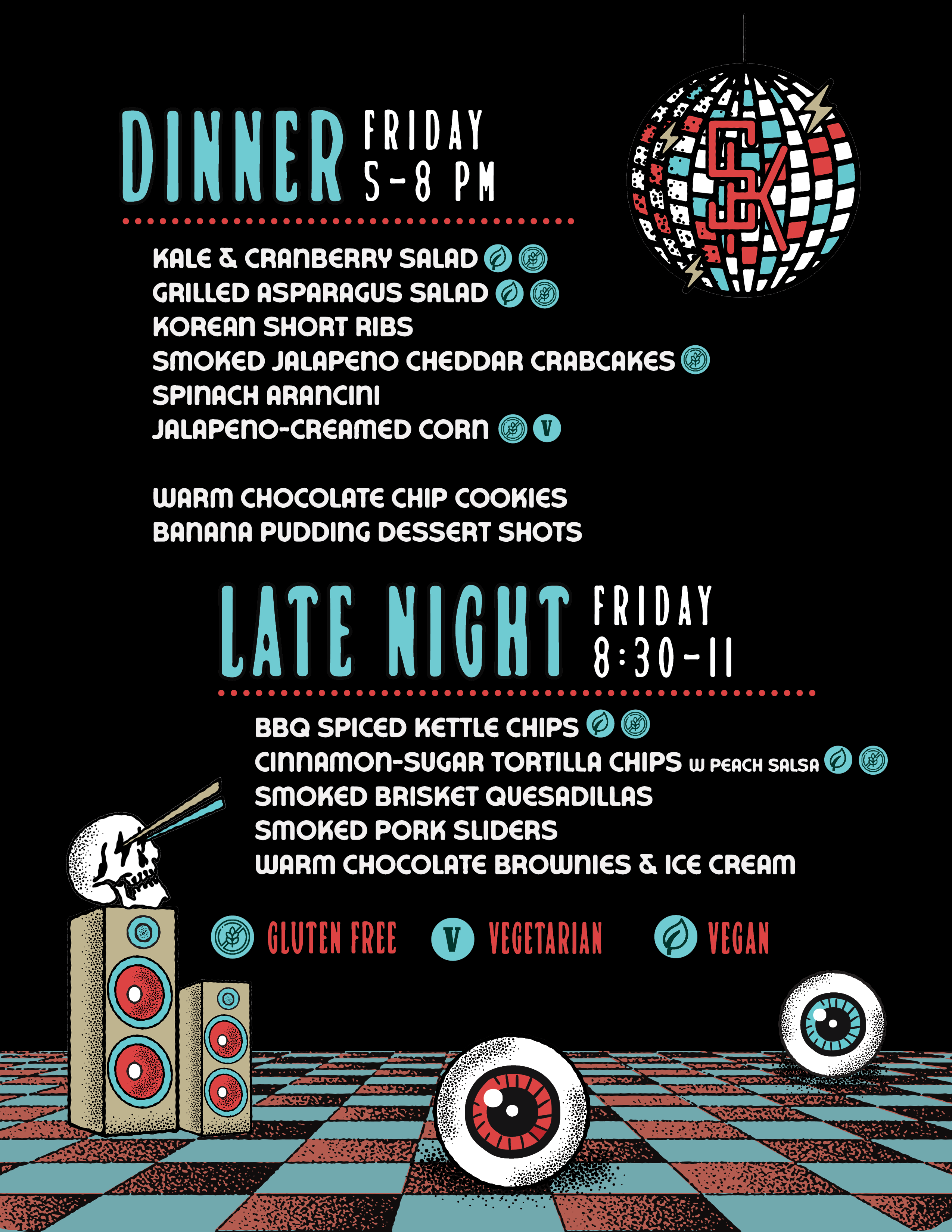 Platinum Food Menus – Shaky Knees Information